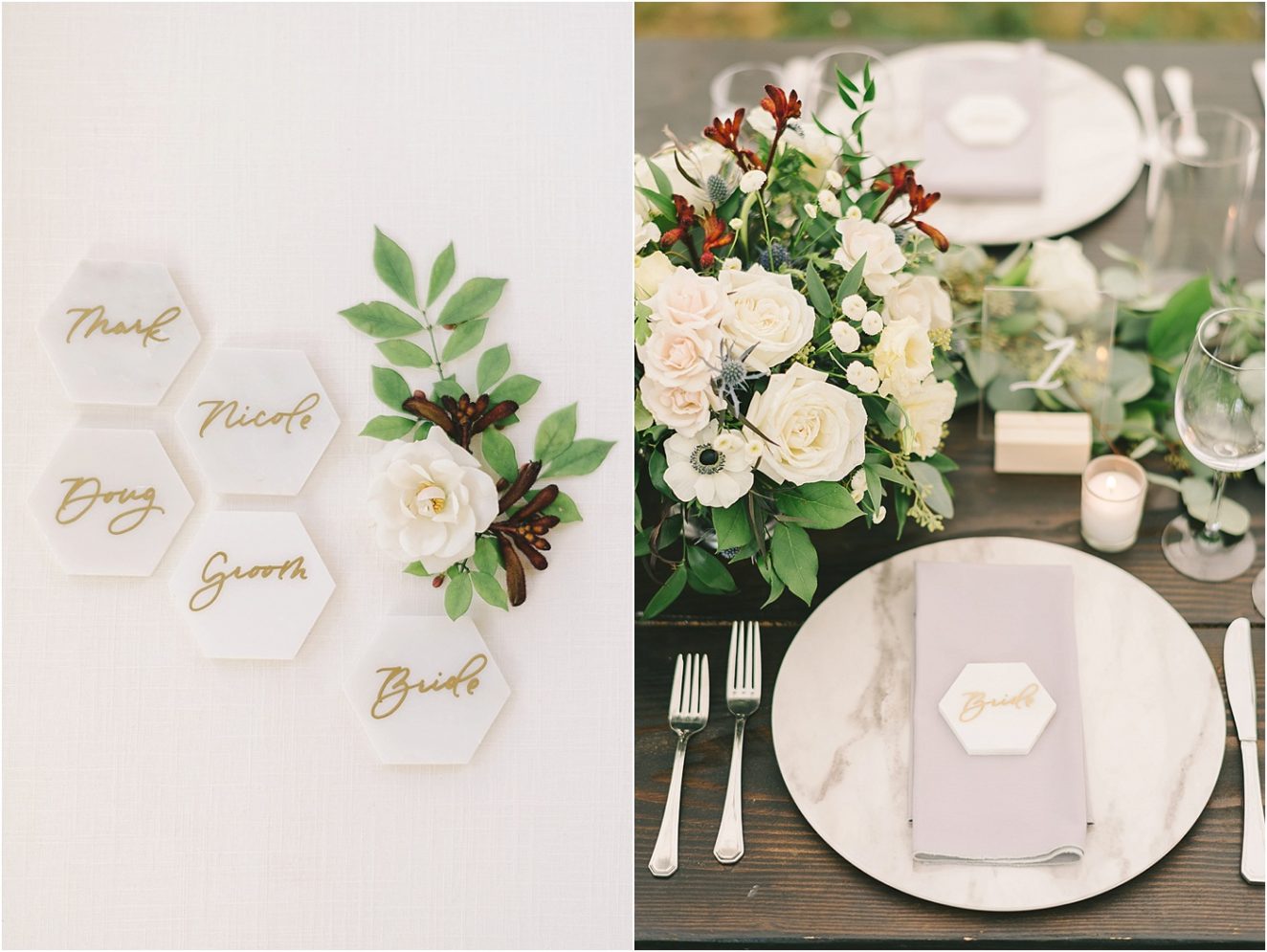 Place Cards Fit for an Outdoor Wedding - Kari Rider Events