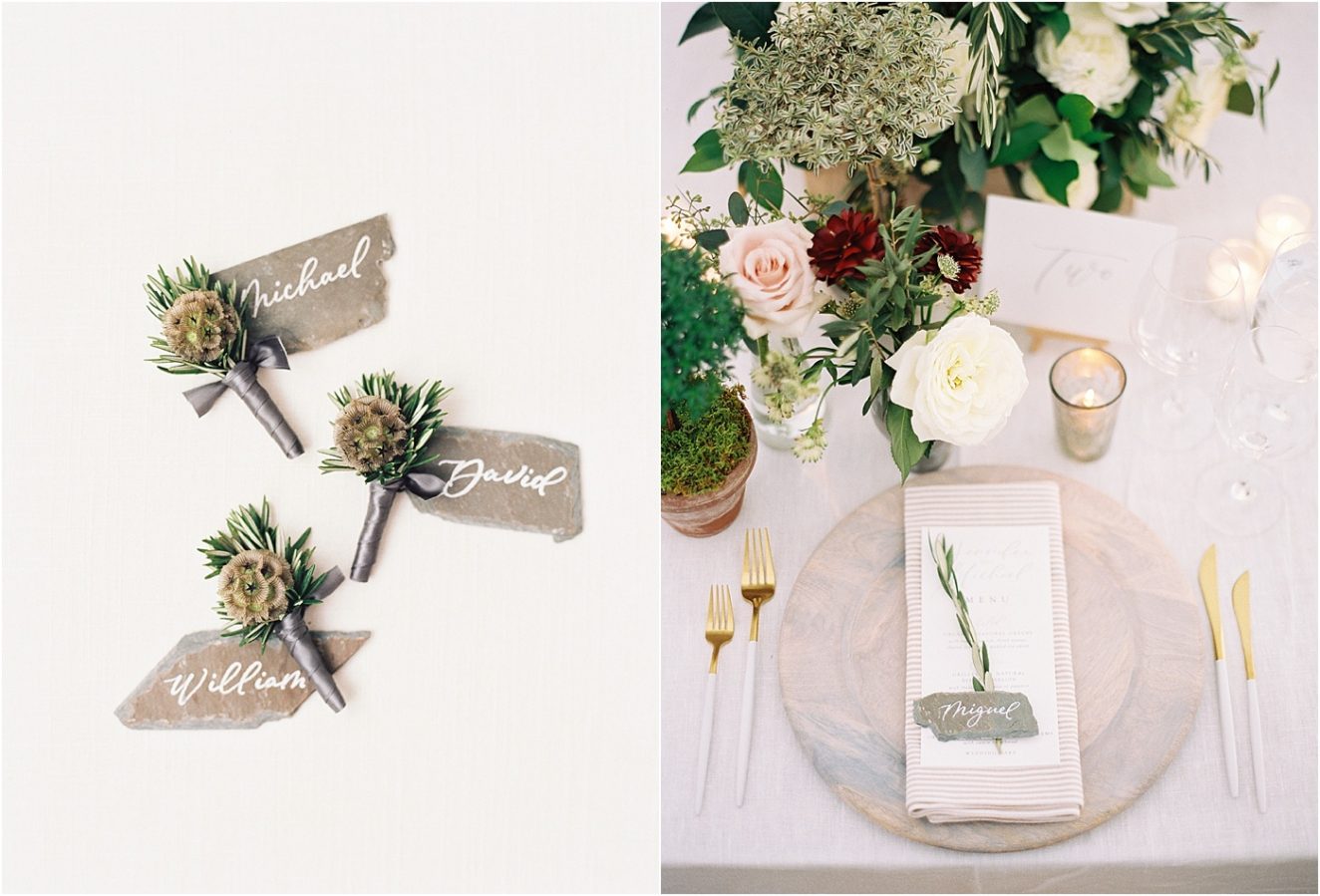 Place Cards Fit for an Outdoor Wedding - Kari Rider Events